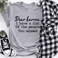 Dear Karma Tee Black Heather S Peachy Sunday T-Shirt - Walmart.com