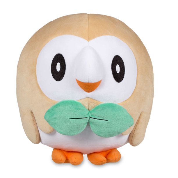 Pokemon Plush Rowlet 14" Stuffed Animal- Full Trainer Size! - Walmart.com
