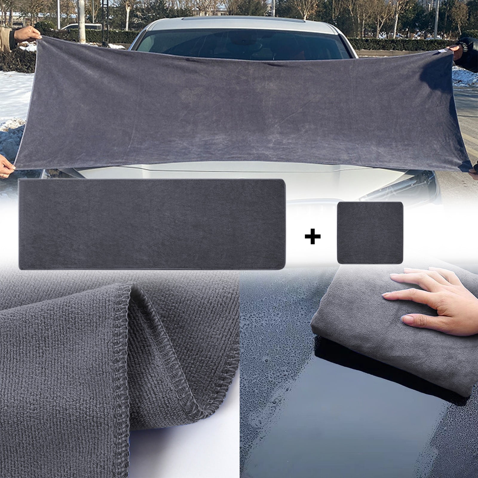 Click here for Timifis Cars Wash Cotton 2 Pack Drying Car Towel W... prices