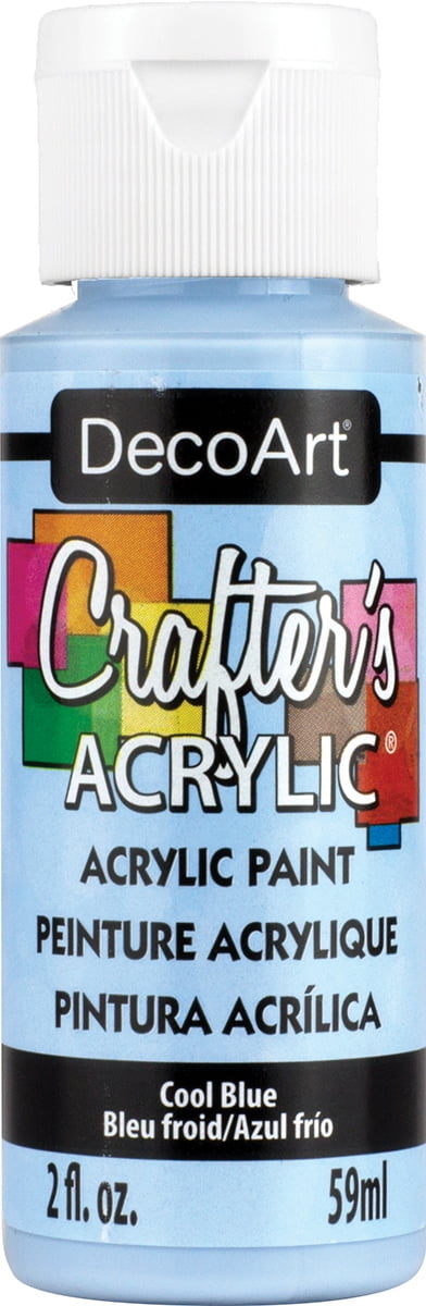 DecoArt Crafter's Acrylic Paint, 2-Ounce, Cool Blue | Walmart Canada