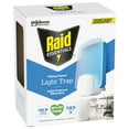 Raid Essentials Flying Insect Light Trap Starter Kit, Electric Flying ...