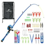 LEO FISHING FISHING Kids Fishing Pole, Telescopic Fishing Rod and Reel ...