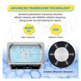 800ml Ultra Cleaner Bath Timer Jewelry Brush Glasses Manicure Stones ...