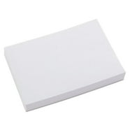 Unruled Index Cards, 5 x 8, White, 100/Pack - Walmart.com