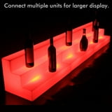 OnDisplay Luxe Wireless LED Lighted Home Bar Liquor Display Stage ...