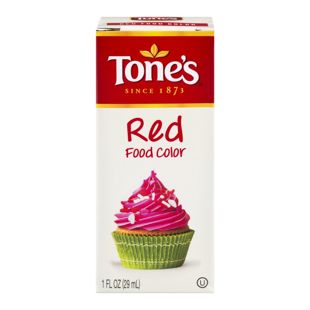 Tone's Red Food Color, 1 fl Oz - Walmart.com - Walmart.com