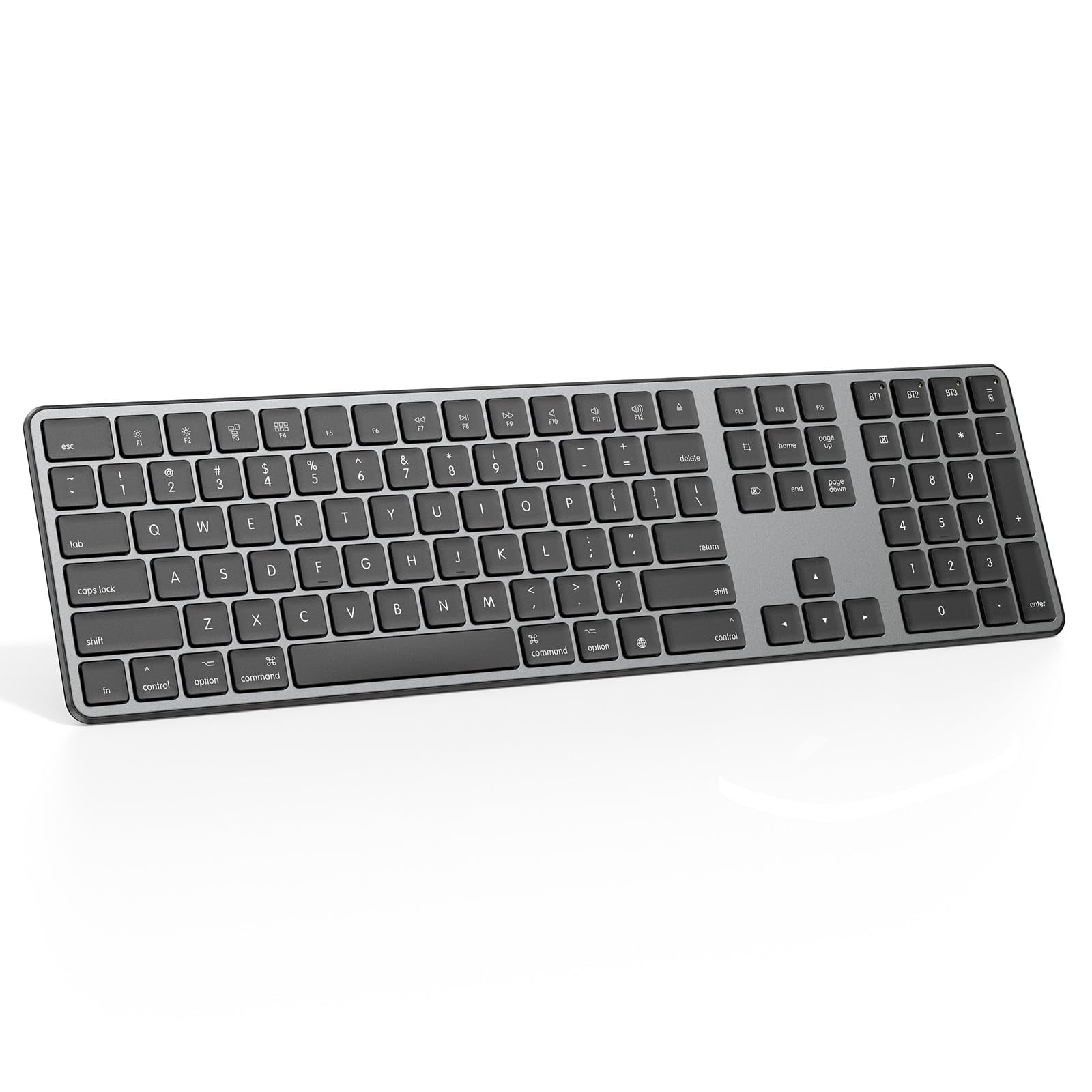 Teclado Bluetooth OMOTON compatible con Mac recargable | Bodega Aurrera ...