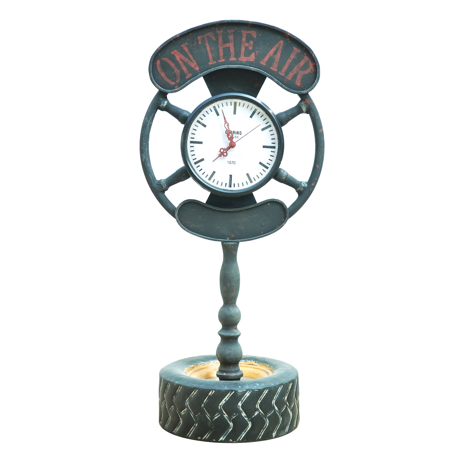 Crestview On Air Time Clock In Metal Finish CVCKA593 - Walmart.com