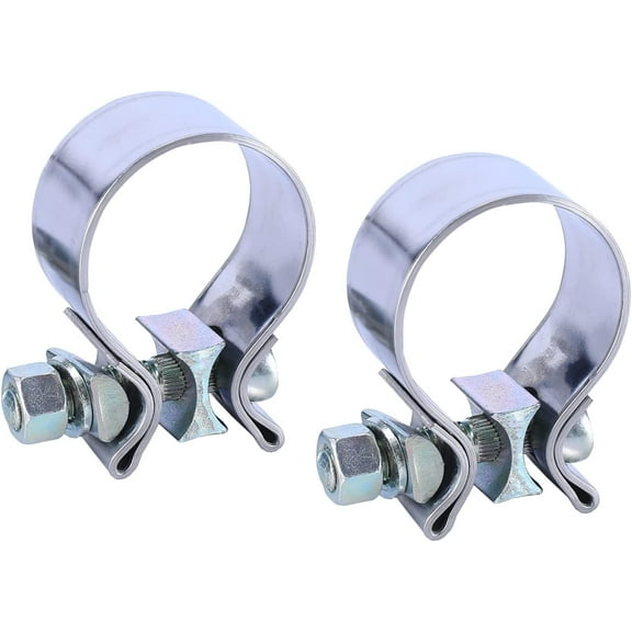 Exhaust Pipe Clamp 2.5 Inch Lap Exhaust Band Clamp Connector Exhaust ...