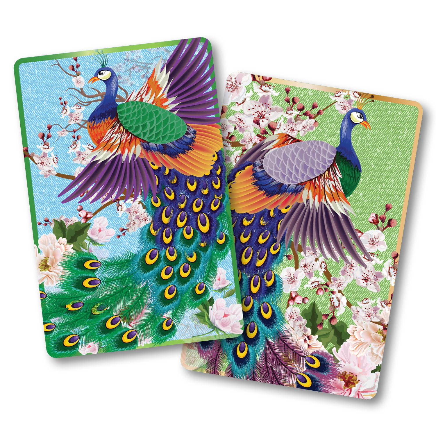 Springbok's Peaceful Peacocks Standard Index Playing Cards Set ...