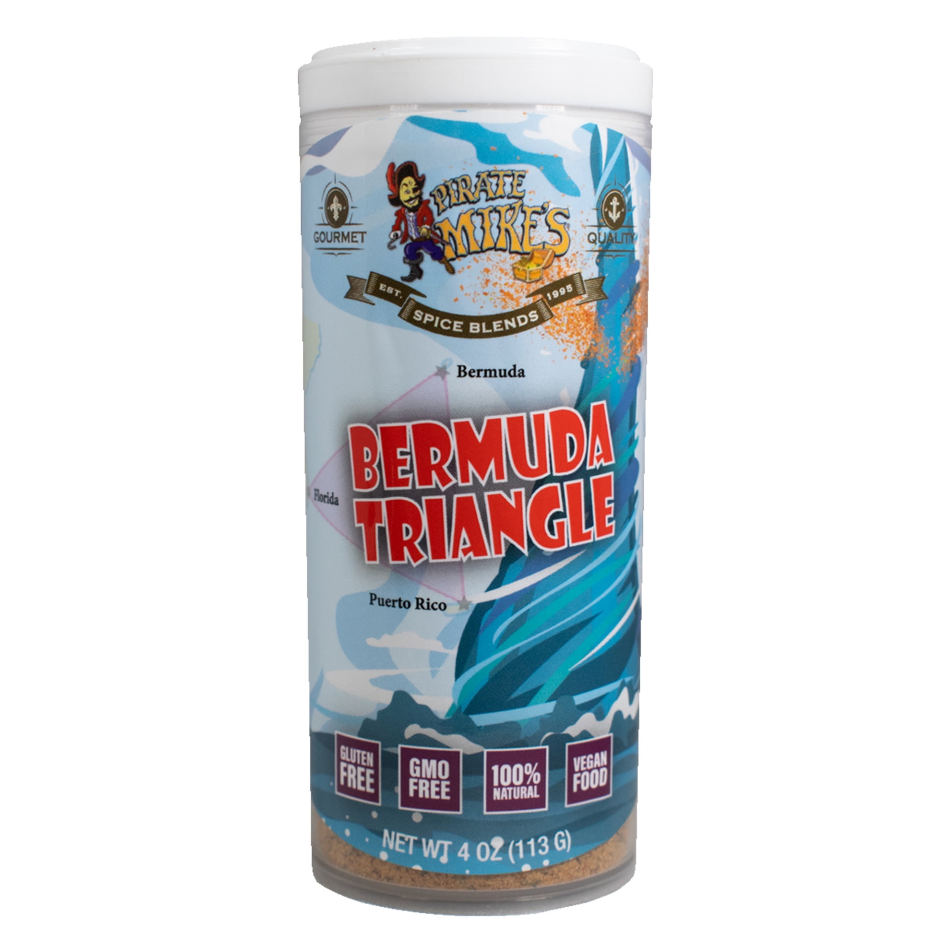 Pirate Mike's Bermuda Triangle Seasoning Medium 4 oz. - Walmart.com