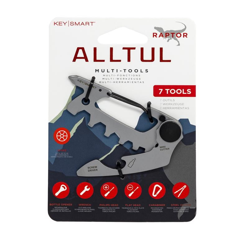 Llave multiherramienta KeySmart AllTul Raptor de acero inoxidable ...