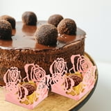 50 Pcs Chocolate Paper Cups Truffle Decor Chocolate Paper Tray ...