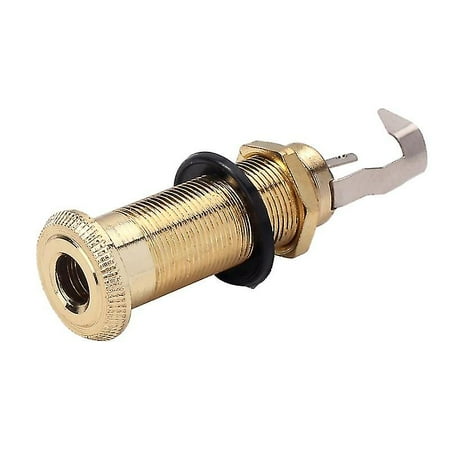 Tatum88 1/4 Inch 6.35mm Threaded Cylinder Bass Guitar Endpin Jack ...