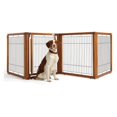 Richell 31.50"H Convertible Elite Dog Gate, Brown - Walmart.com