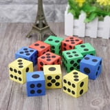Walmart Foam Dice Set - 12 Pack of High-Quality, Lightweight, Non-Toxic ...