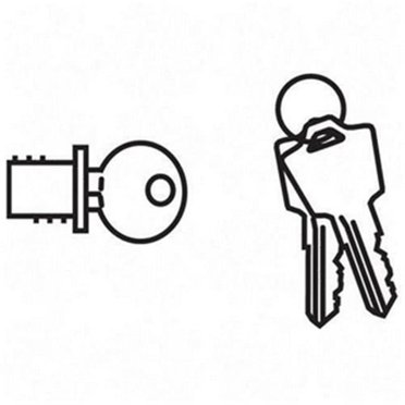 HON Core Removable Lock Kit, Black - Walmart.com