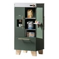 Robud Toddler Wooden Pretend Play Toy Fridge, Play Kitchen Set with ...