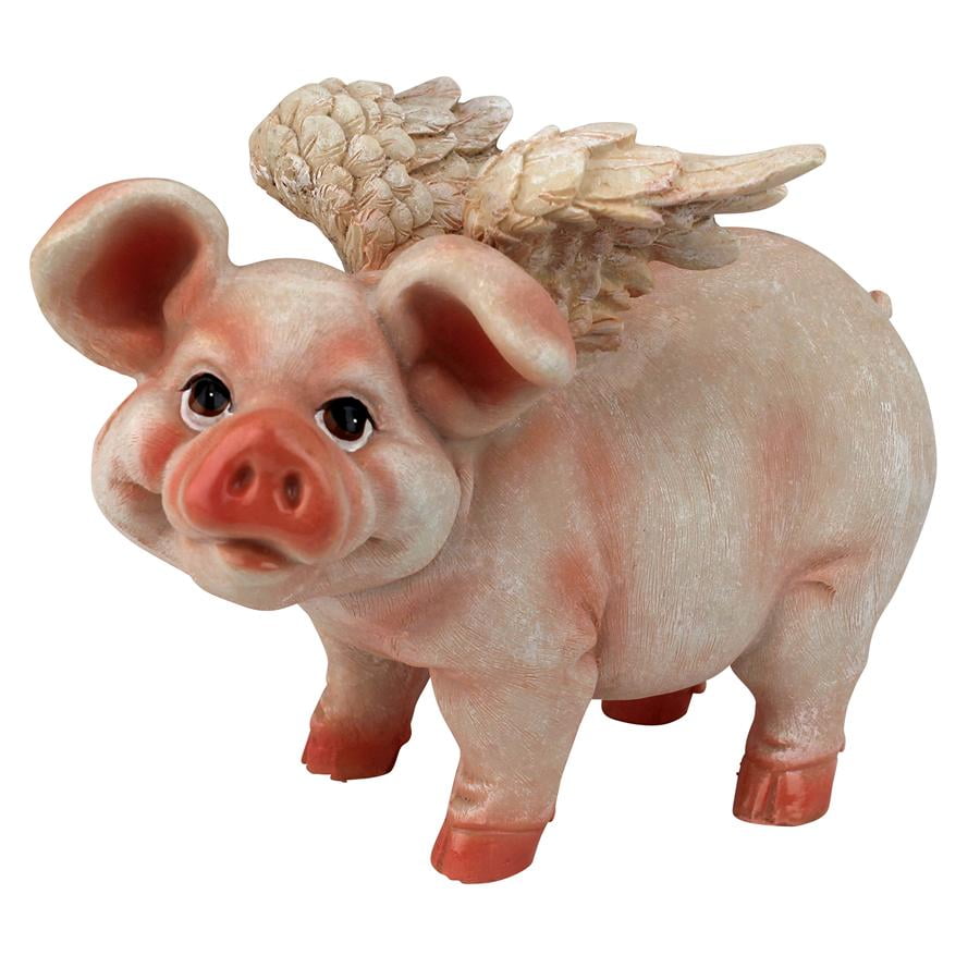 Design Toscano Hog Heaven Flying Pigs Statue Collection: Standing ...