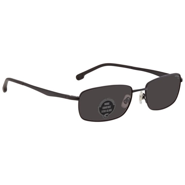 Carrera Polarized Grey Rectangular Men's Sunglasses CARRERA 8043/S 0003 ...
