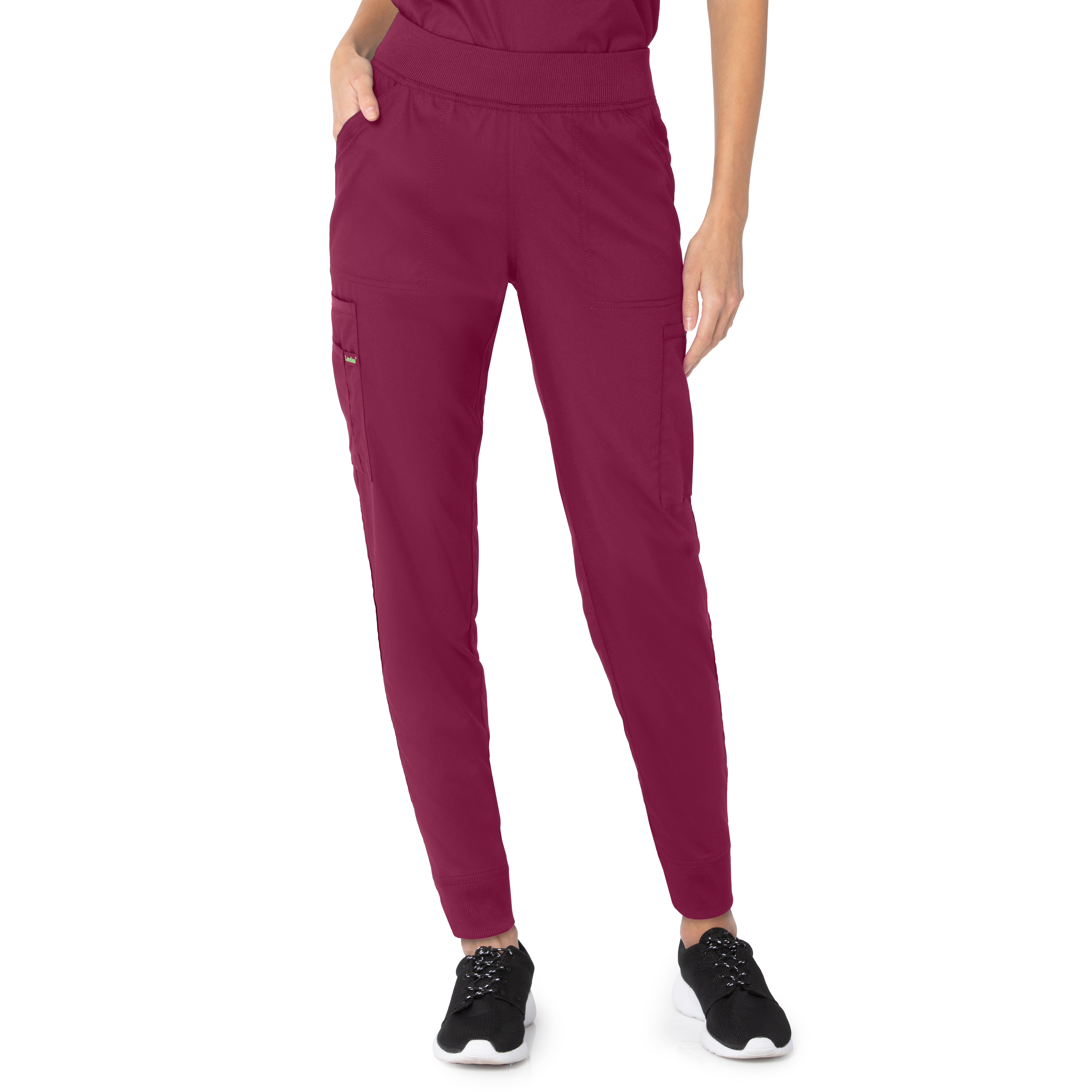 Landau ProFlex Tailored Fit Stretch 7-Pocket Jogger Scrub Pants for ...