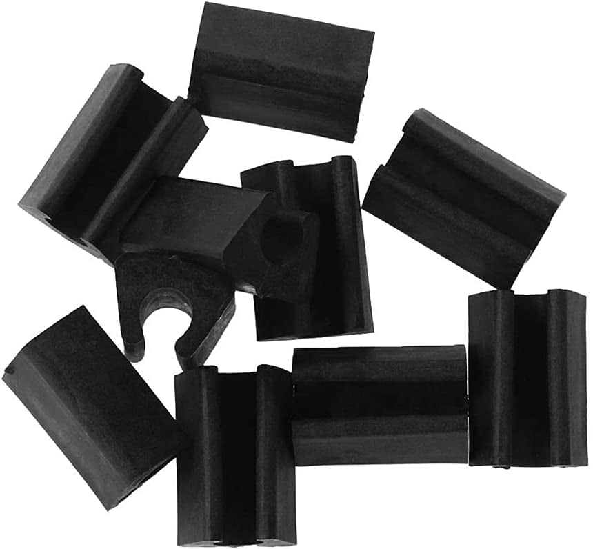 10Pcs Chair Leg Pad Damper Stool Anti-Front Tilt Pipe Clamp U Shaped ...