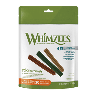 Whimzees Toothbrush Star Display Assorted X-Large, 18 Count - Walmart.com