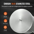 VEVOR Stainless Steel Stockpot 42 Quart Large Cooking Kitchen Sauce Pot ...
