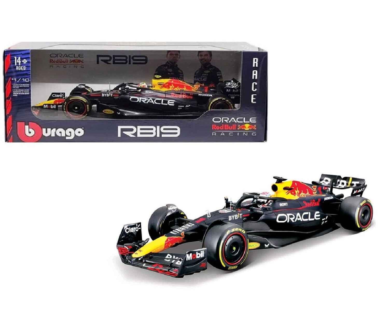 Coche Auto F1 Burago Red Bull Escala 1/18 Metal Automovilismo RB19 ...