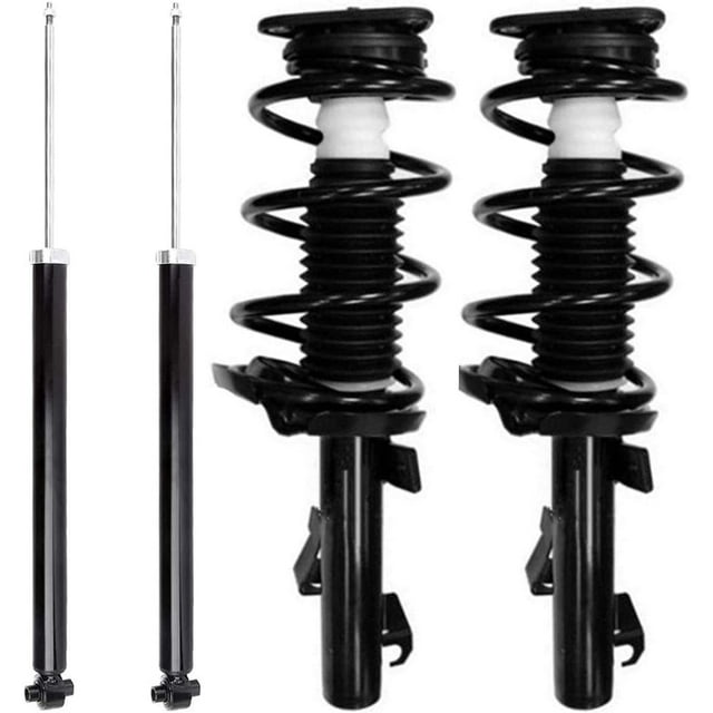 Bodeman 4PC Complete Front Strut & Coil Spring and Rear Absorber Shocks ...