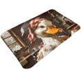 Bathroom Rugs Non Slip Washable - Cartoon Scottish Duck Kitchen Mats ...