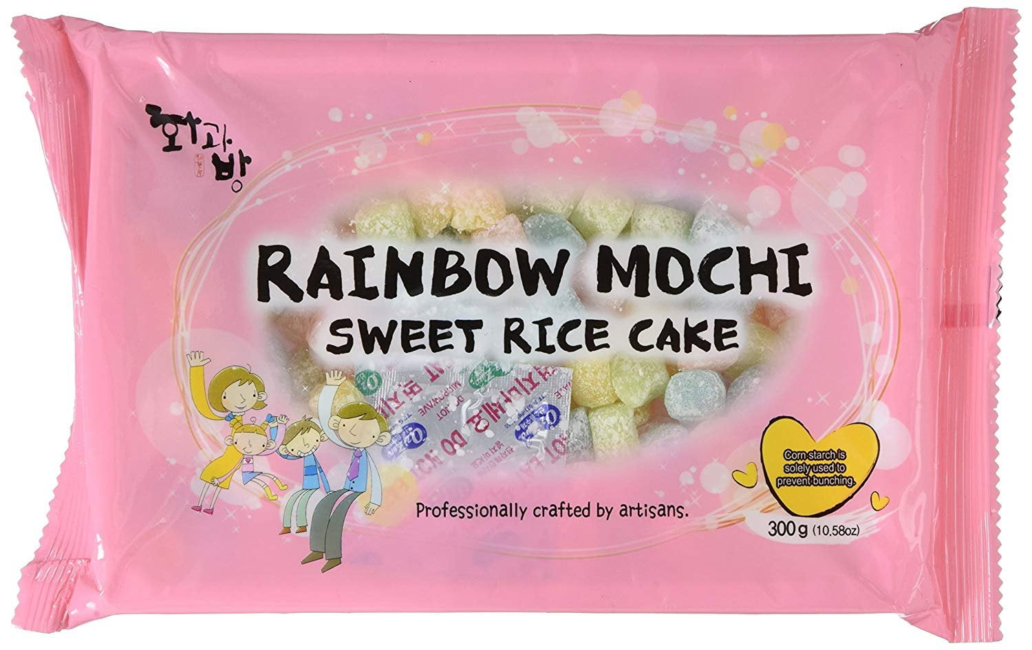 Mochi Sweet Rice Cakes MINI Sweet Rice Cake - Rainbow 300G 10.58oz by ...