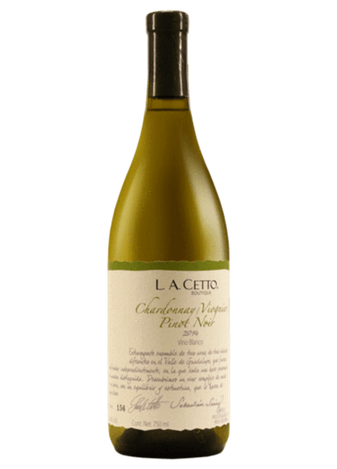 Pack de 2 Vino Blanco L.A. Cetto Boutique Blanco 750 ml L.A. Cetto ...