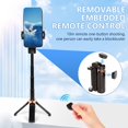 JC-25 Mini Selfie Tripod, Floor-Standing Quadripod for Taking Photos ...