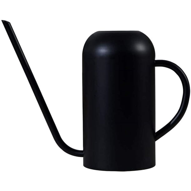 Regadera de metal con pico largo de 1,3 l (40 oz), de acero inoxidable ...