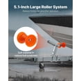 Boat Trailer Winch Stand with Roller, Adjustable Height 14.3-21.6 ...