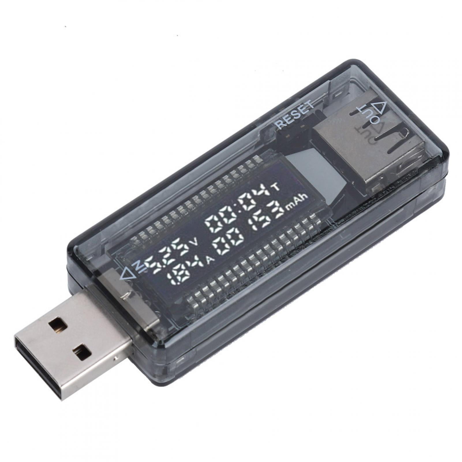 Probador de corriente USB, probador USB, voltímetro, amperímetro, amperímetro USB, medidor de ...