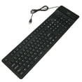 Keys 108 Keys USB Silicone Flexible Foldable Keyboard Waterproof ...
