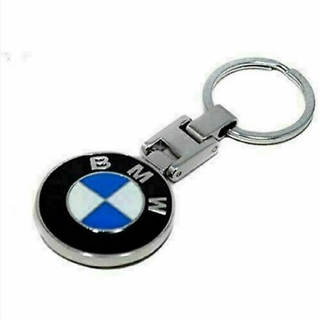 Bmw keyring metal chrome key ring 3d double sided fits bmw m3 m5 m6 m ...