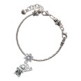Delight Jewelry Silver-tone Napoleon's Small Bee - Silver-tone Clear ...