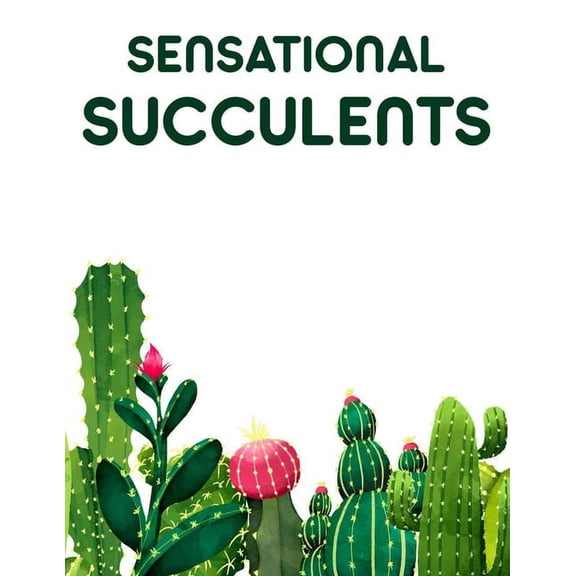Succulents Artist's Coloring Book: Cactus Coloring Pages For Relaxation ...