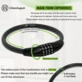 Urban August, Fridge & Cabinet Lock, 4-Digit Combination, Black ...