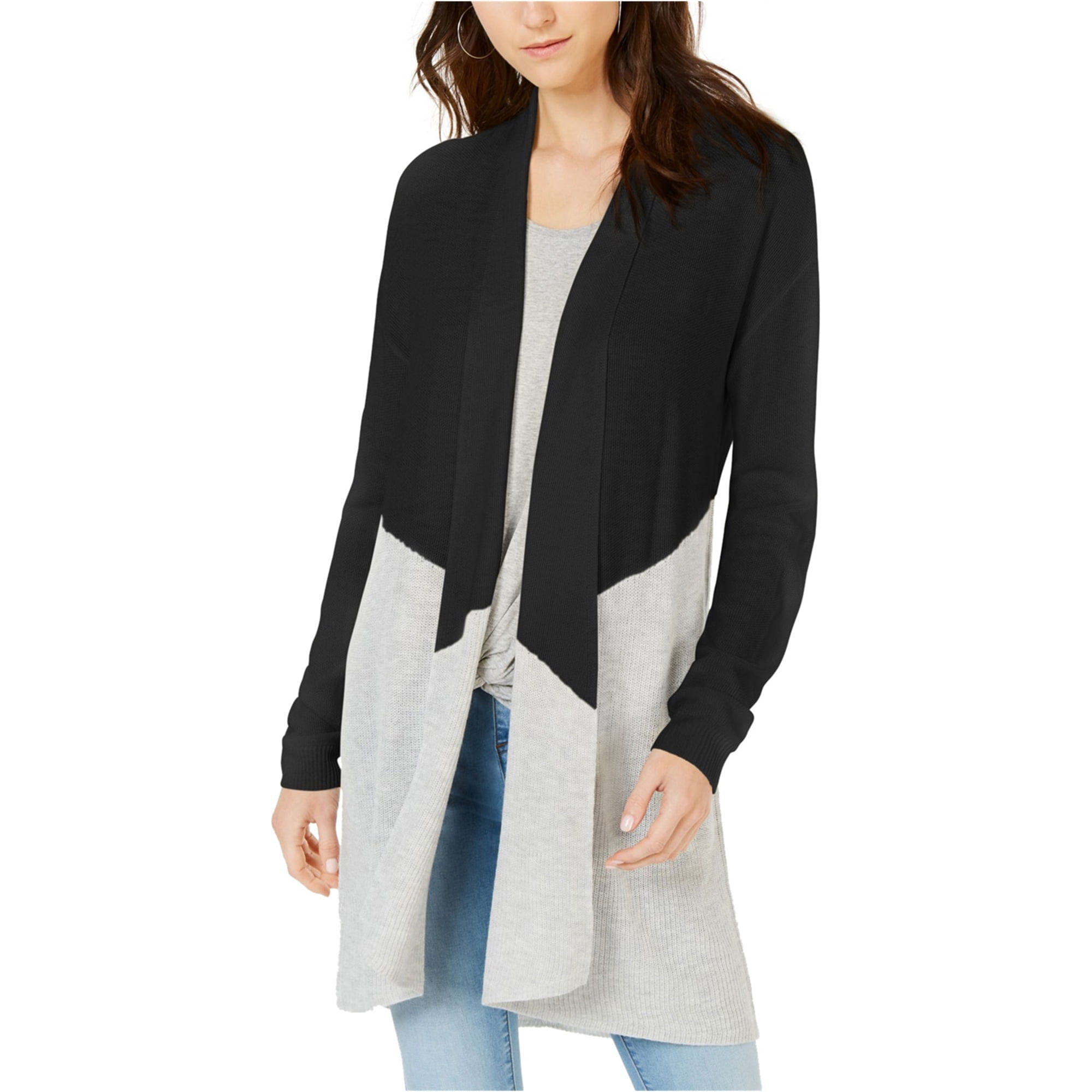 INC Completer Cardigan suéter para mujer, negro, grande I.N.C ...