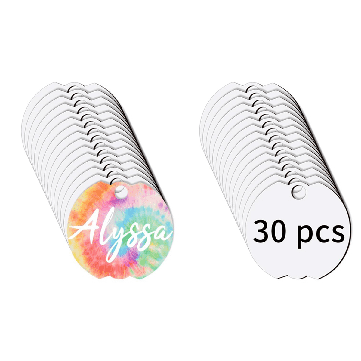 Click here for Unbranded 30 Pcs Sublimation Hardboard Name Plates... prices