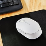 Onn+ Wireless 5-Button Mouse with 1600 DPI, 2.4 GHz USB-A Dongle, White ...