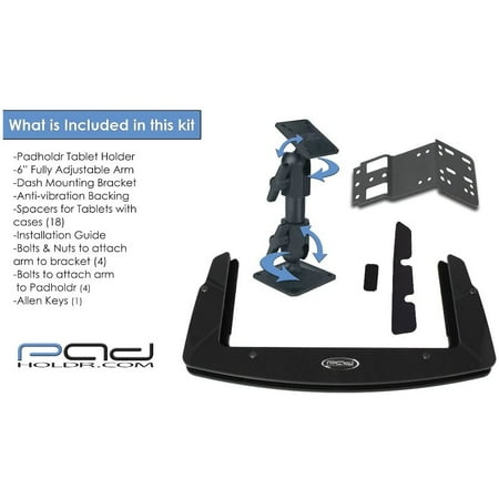 Padholder Edge Series Premium Tablet Dash Kit 2006-2010 Lincoln and ...