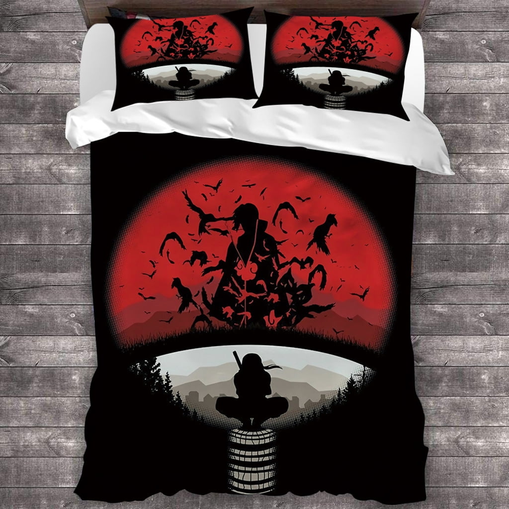 New Naruto Bedding Bed Set Twin Full Queen King Size Itachi Akatsuki ...