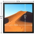 6x6 Picture Frame for Wall Display, 6x6 Black Picture Frame with HD ...