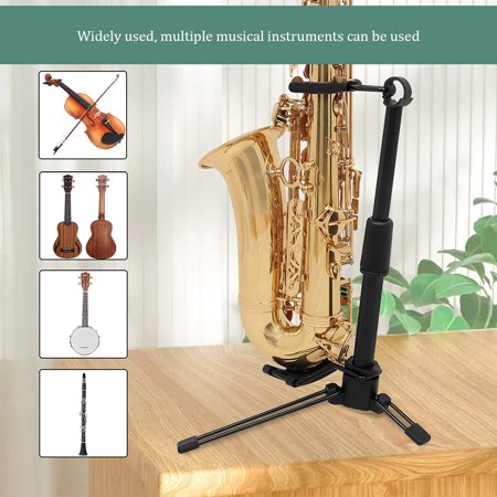 Folding Wind Instrument Stand Stable Stable Tripod Metal Performance ...
