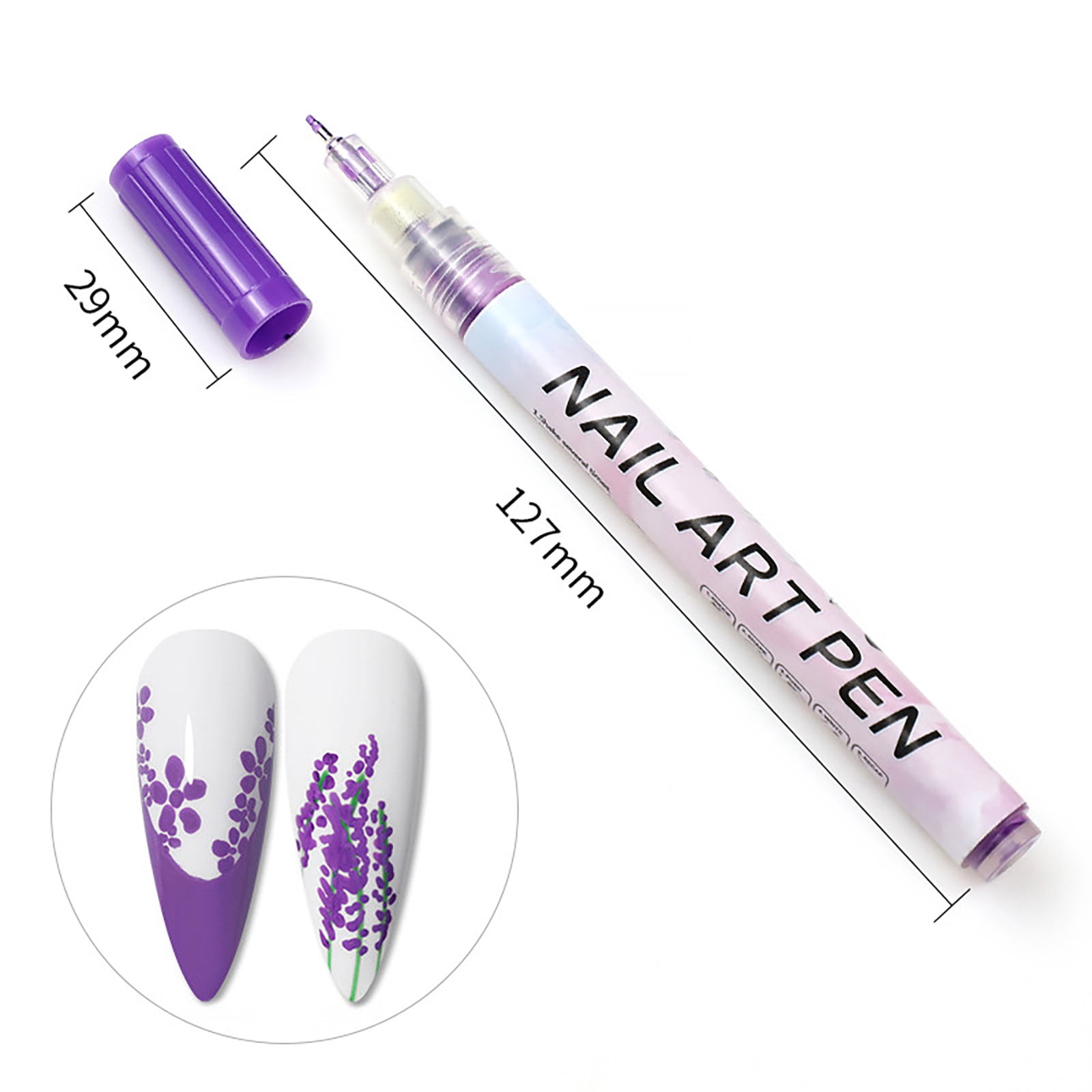Xihbxyly Bolígrafo para Decoración de Uñas, Herramienta Creativa para ...